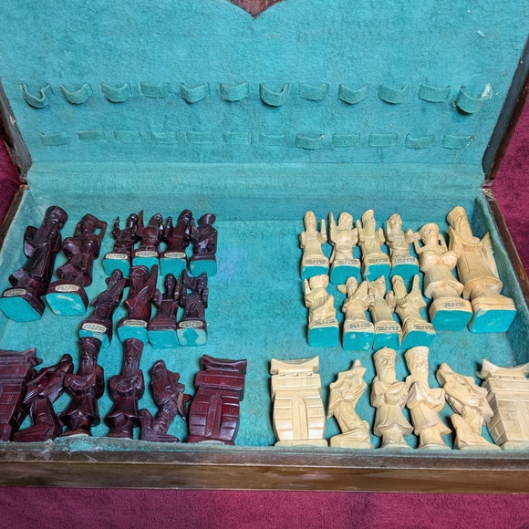 no brand | Toys | Elegant Brown And Cream Chess Set For Kids | Poshmark